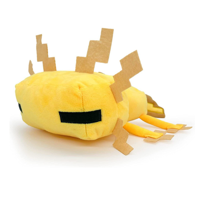 Minecraft Yellow Axolotl Plush Toy | PlushZania