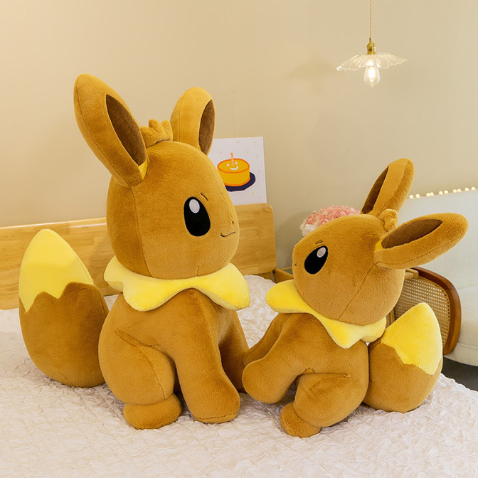 Eevee from Pokemon Large Soft Stuffed Plush Multiple Sizes | PlushZania