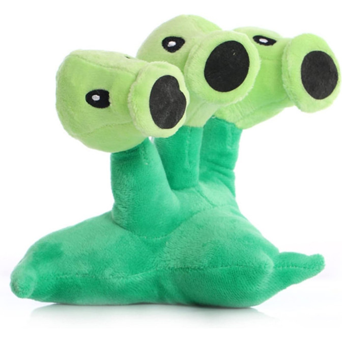 Plants vs Zombies Threepeater Plush Toy 20cm 7.8inches | PlushZania