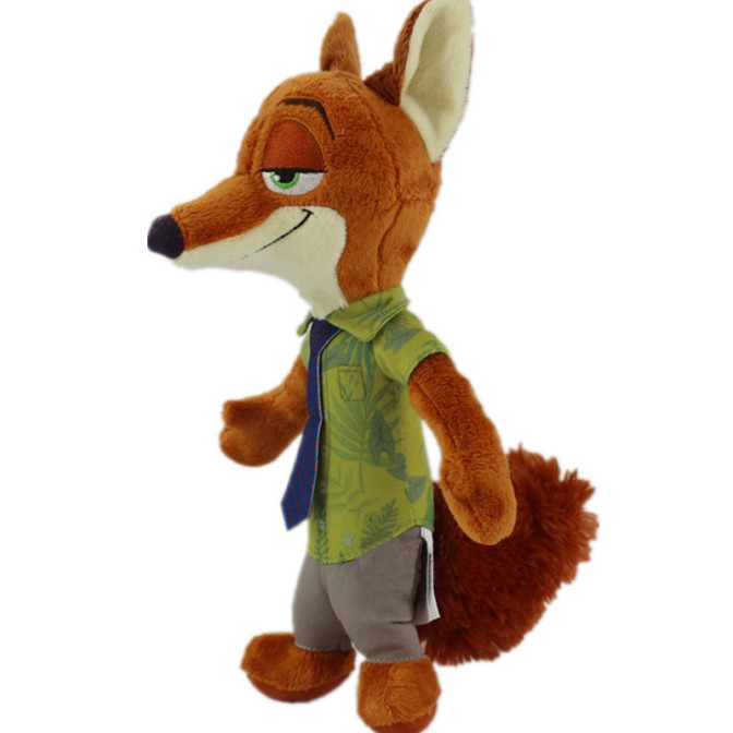 Disney Zootopia Nick Wilde Fox Large Plush Toy - 10 Inch | PlushZania