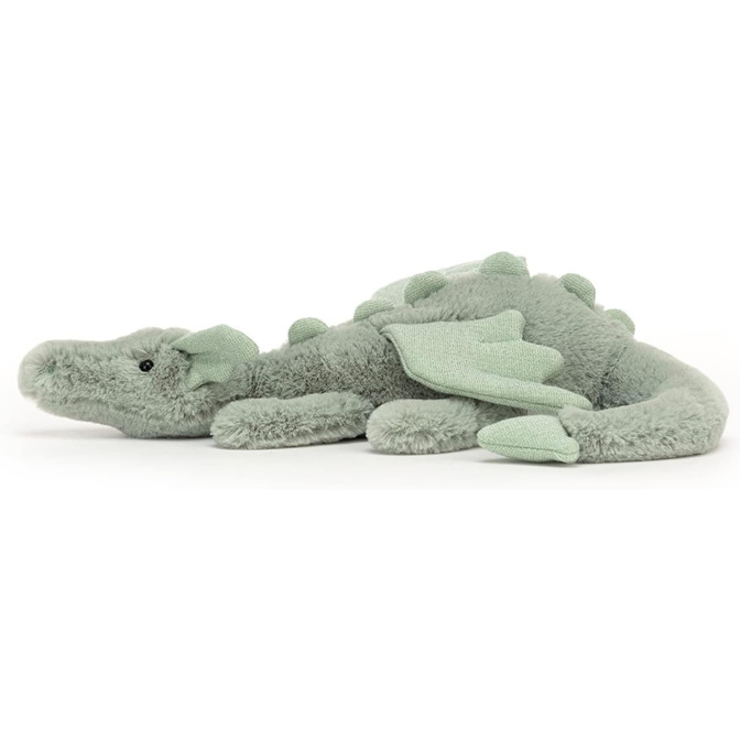 Jellycat Amuseables Sage Dragon Large Soft Stuffed Plush 50cm 19 ...