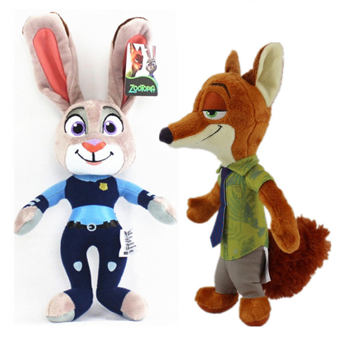 Disney Zootopia Nick Wilde Fox Large Plush Toy - 10 Inch | PlushZania