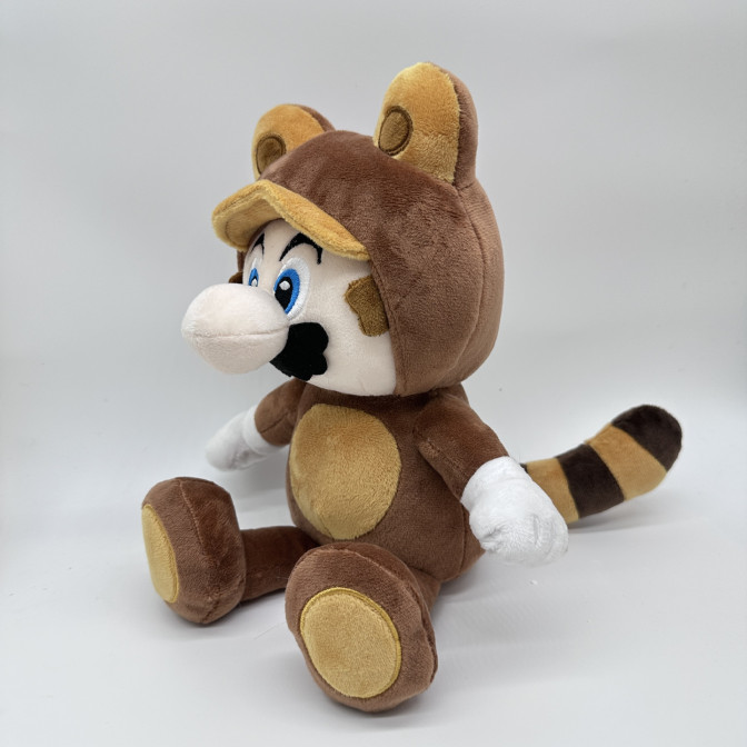 Super Mario Bros Tanooki Mario Plush Toy | PlushZania
