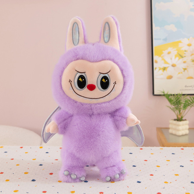 Labubu The Monsters With Wings Soft Stuffed Plush Multiple Sizes Purple ...