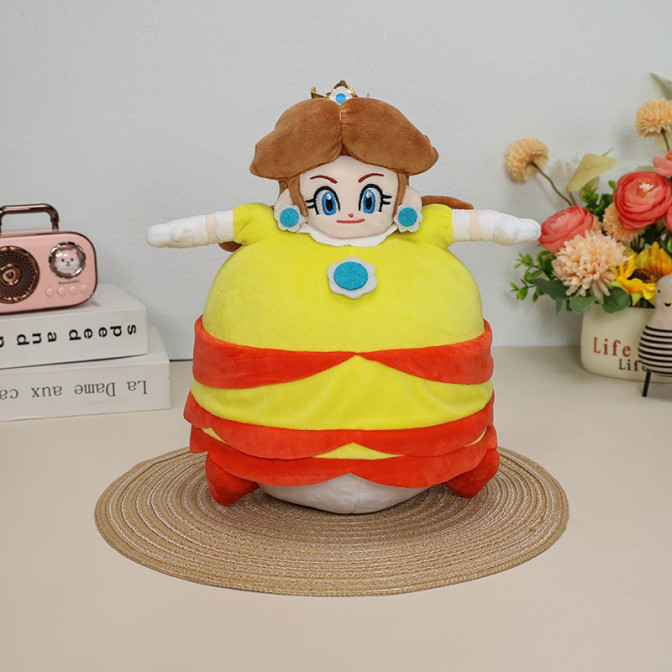 Super Mario Bros Wonder Balloon Princess Daisy Soft Stuffed Plush 27cm ...