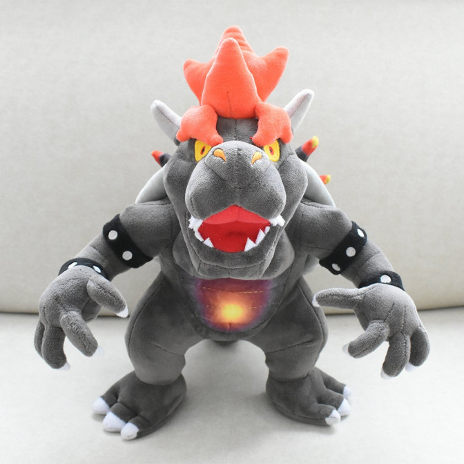 Super Mario Bros Fury Bowser Soft Stuffed Plush 30cm 11.81inches ...