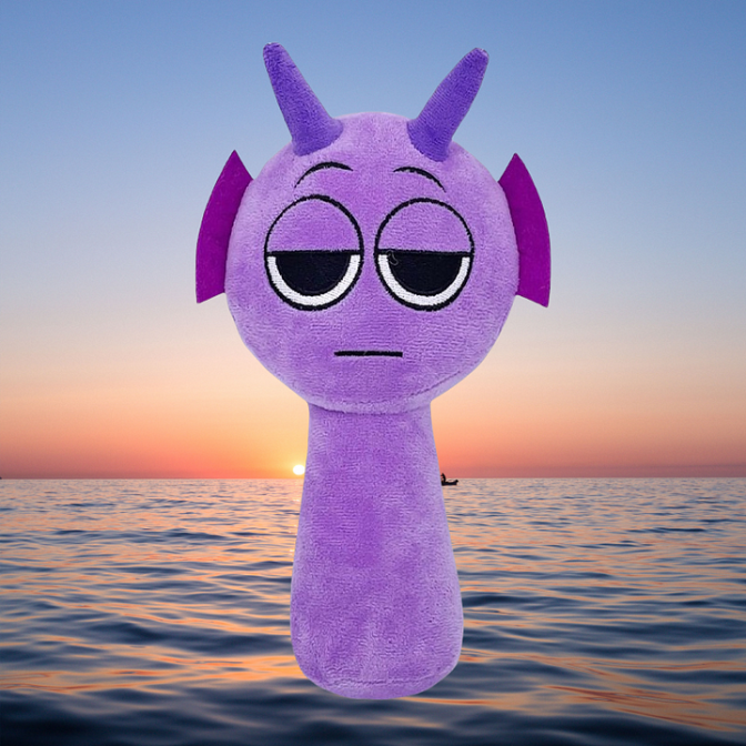 Sprunki Purple (Durple) Plush Toy 20cm 0.66inches | PlushZania
