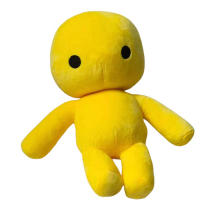 Wobbly Life Yellow Man Soft Stuffed Plush 30cm 12inches | PlushZania