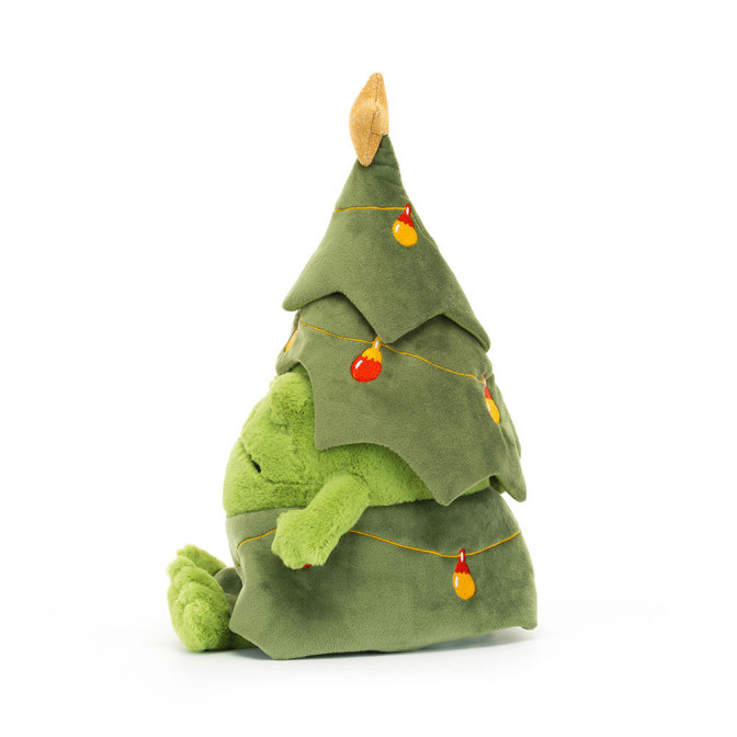 Jellycat Christmas Tree Ricky Rain Frog Soft Stuffed Plush 29cm 11 ...
