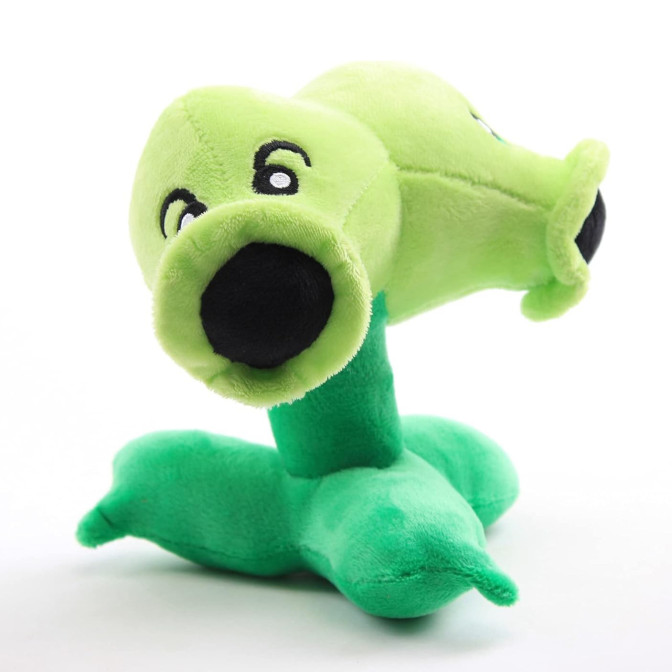 Plants vs Zombies Split Pea Plush Toy 15cm 5.9inches | PlushZania